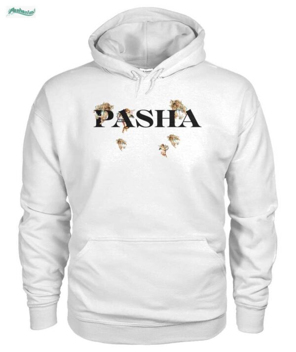 Pashanim PASHA T-Shirt (Schwarz) mit Engel Design | Offizielles ...