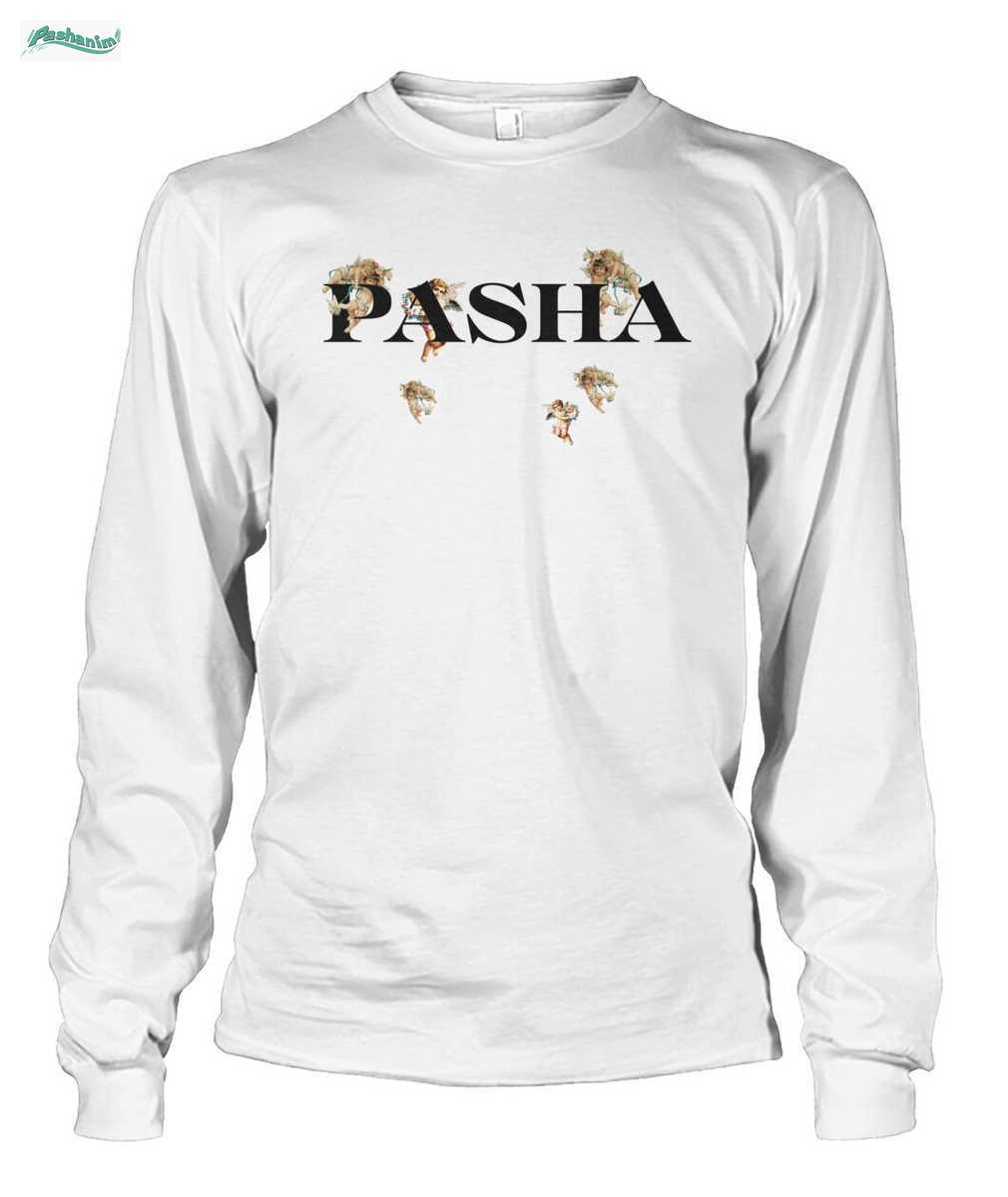 Pashanim PASHA T-Shirt (Schwarz) mit Engel Design | Offizielles ...