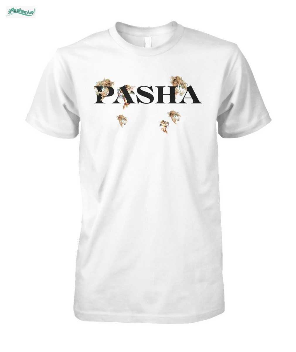 Pashanim PASHA T-Shirt (Schwarz) mit Engel Design | Offizielles ...